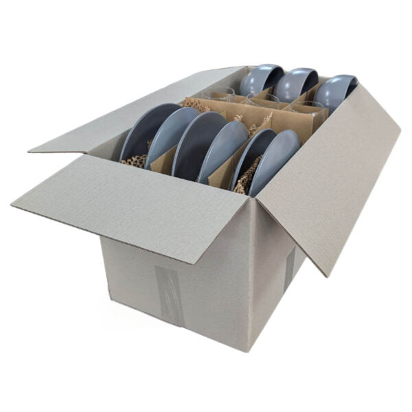 Adjustable Kitchen & Crockery Moving Box Carton with Dividers ...